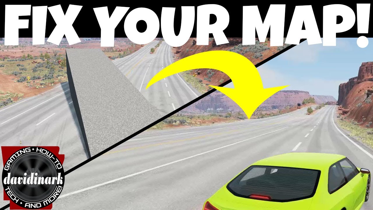 Fix Your Map! Change your map back to NORMAL! BeamNG Drive Tutoral ...