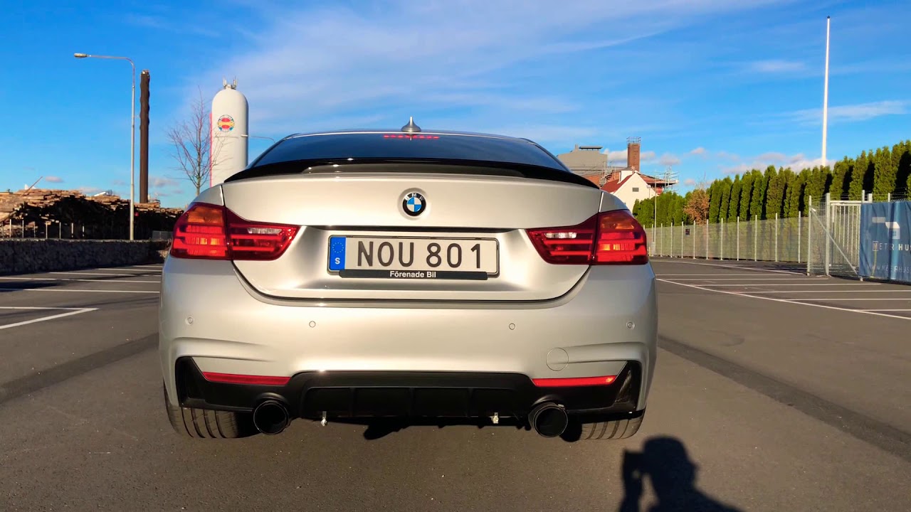 Bmw 420D Custom Exhaust - YouTube