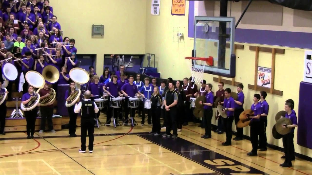2016 Basketball Pep Band - 8th Grade Night - YouTube