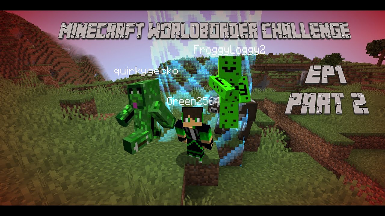 Minecraft Worldborder Challenge ep1 part 2 - YouTube