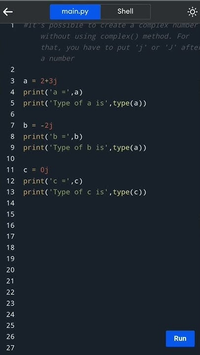 Python 137create Complex Number Without Using Complex Shorts Coding Pythonforbeginners