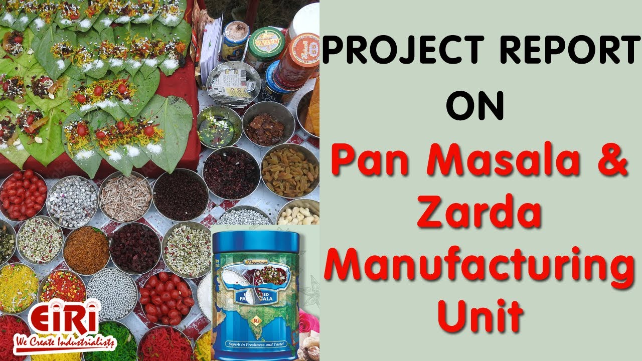 Pan Masala & Zarda Manufacturing Unit - YouTube