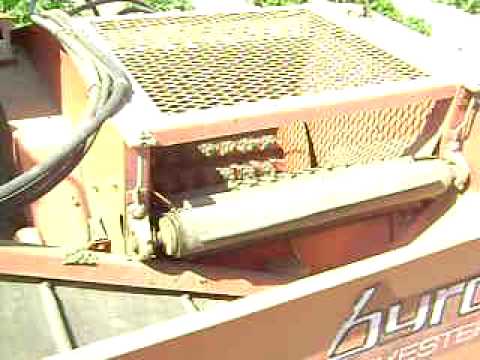 Inner workings of a green bean harvester - YouTube