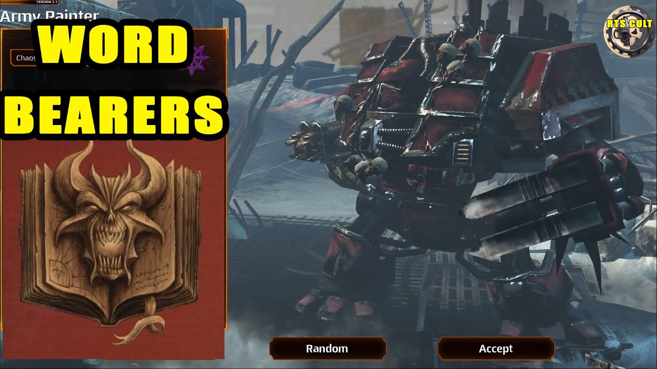 DoW 2 Codex Edition - Chaos Space Marines Word Bearers Army Painter # ...