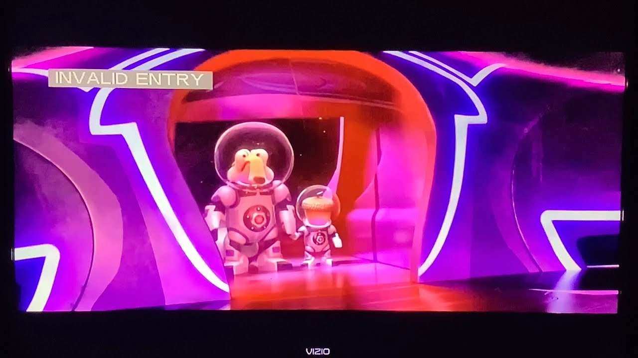 Ice Age Scrat Spaced Out 2016 Scrat🙁🐿🌰🐿🙁AAAAH!😫🐿🌰🐿😫Spaced🛸DVD📀📺TV VIZIO ...