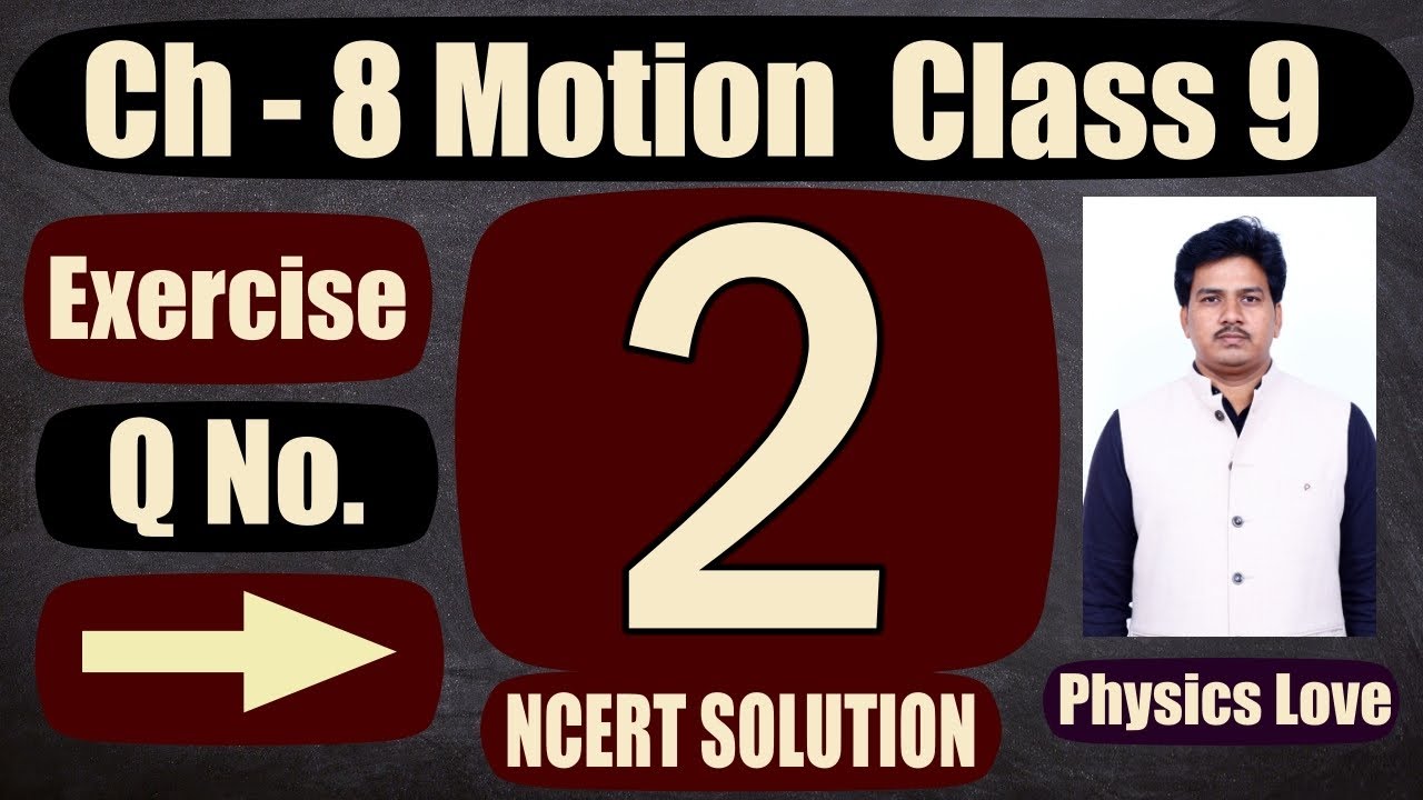 Chapter 8 Motion Class 9 | NCERT Exercise Question number 2 | Joseph jogs from one end ...