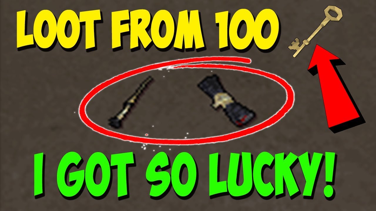 *Back-To-Back RARE Loot?!* : Loot From 100 Gold Tomb Keys + (50M OSRS ...