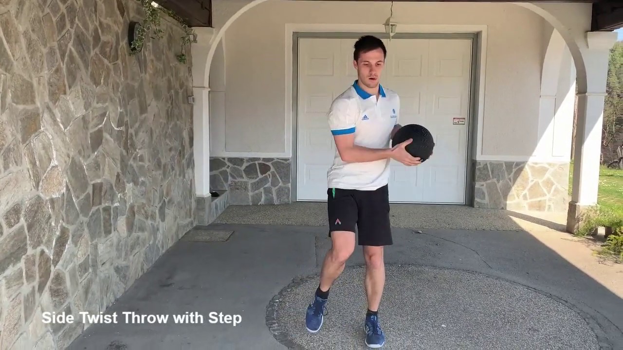One Step Side-Twist Throw w MB - YouTube