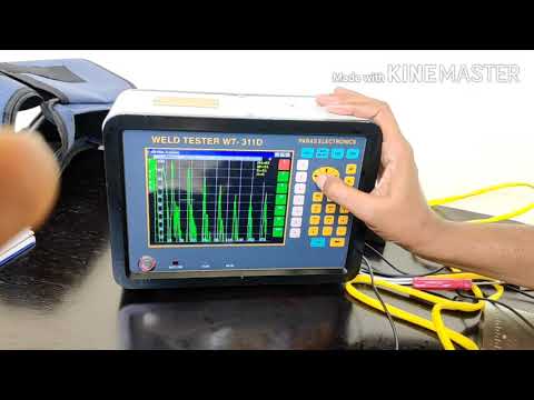 USFD Weld Testing machine by PARAS Electronics WT-311D - Demonstration ...