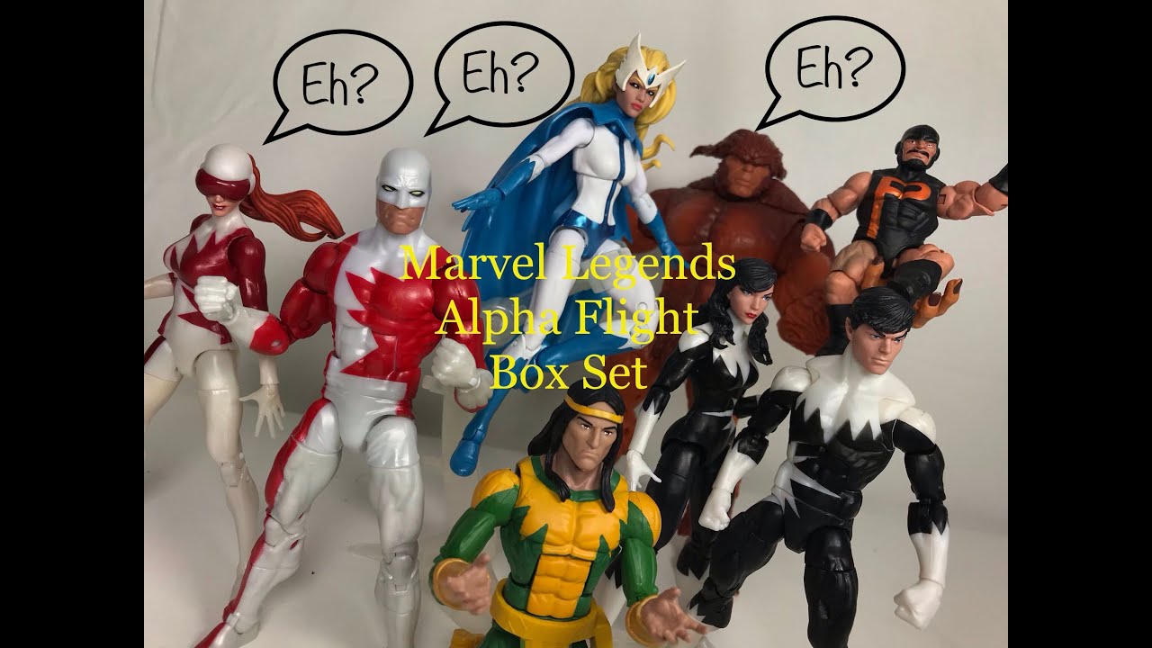 Marvel Legends (Amazon Exclusive)- Alpha Flight Box Set Review - YouTube