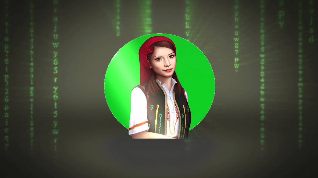 Glitch clean Matrix Code Logo - YouTube