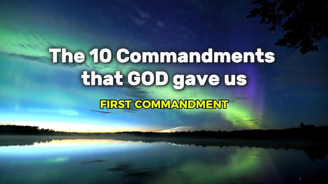 The 10 Commandments that GOD gave us - YouTube