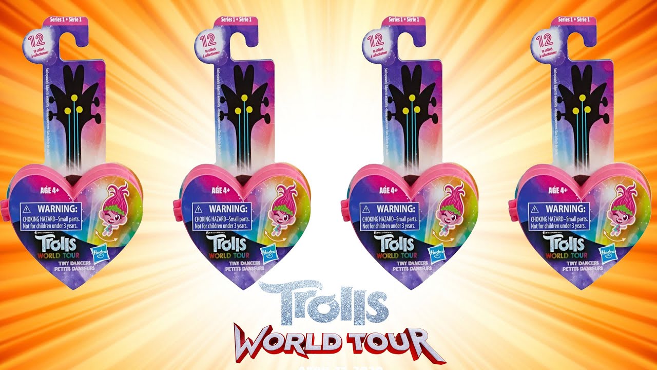 New Trolls World Tour Toys Tiny Dancers Miniature Trolls Jewelry Sets ...