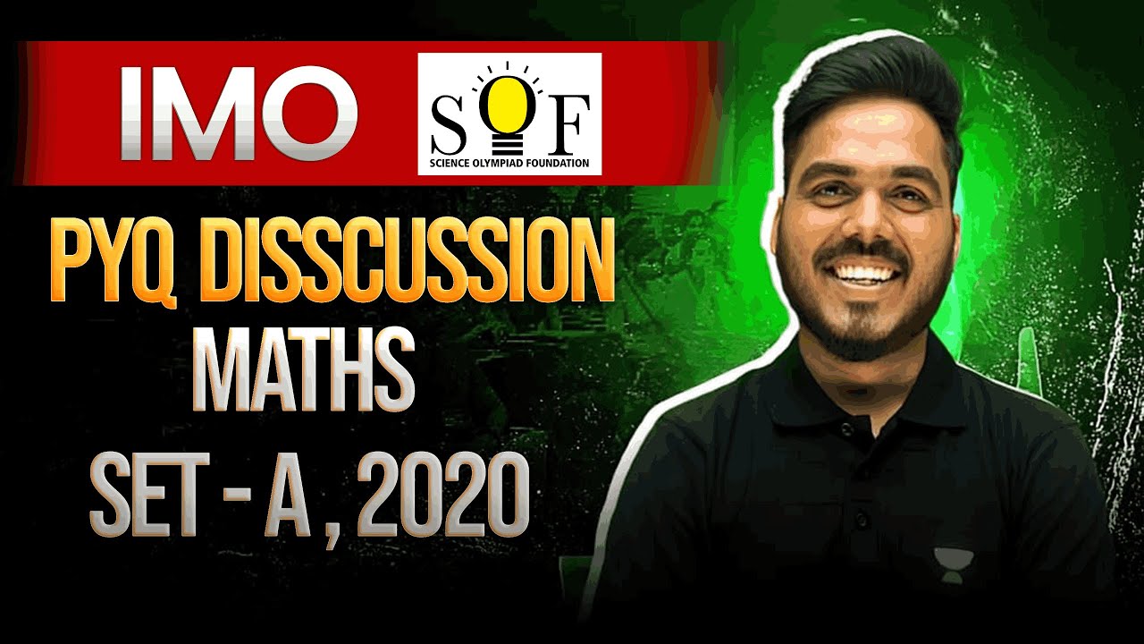Class 10th IMO 2020 | Previous Paper Discussion Live | SET - A | By ...