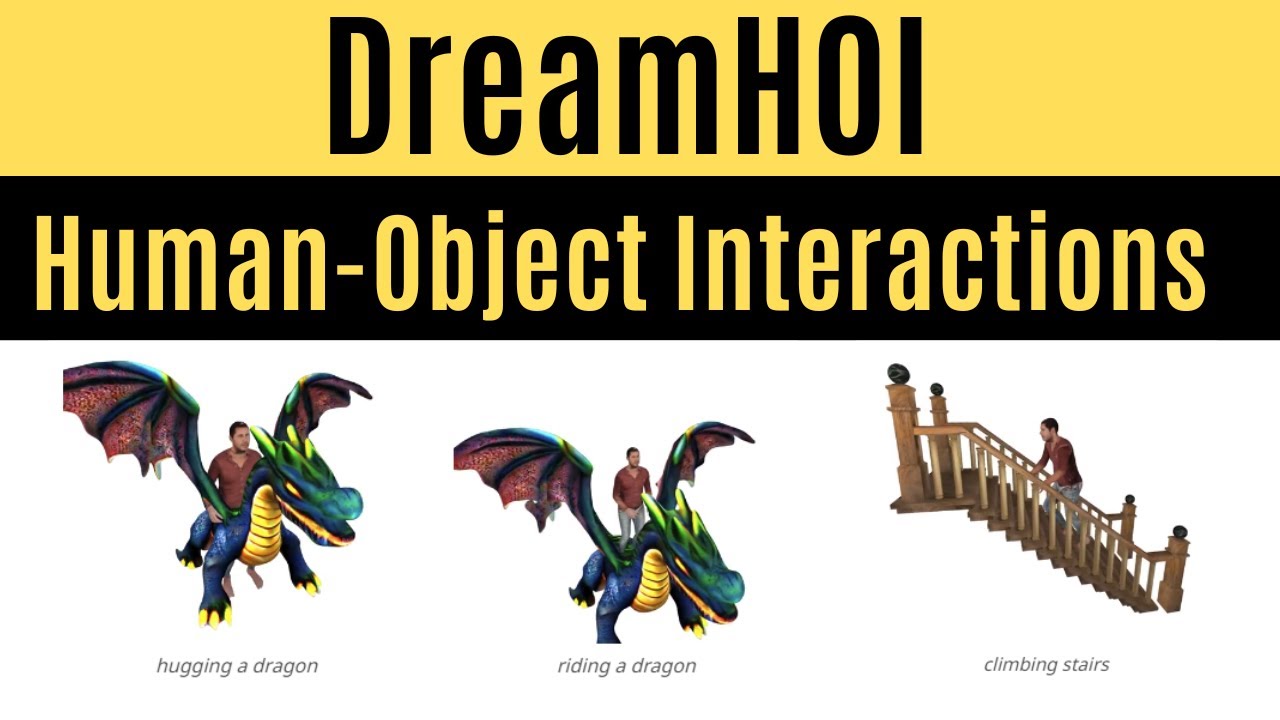 DreamHOI - Human-Object Interactions With AI - YouTube