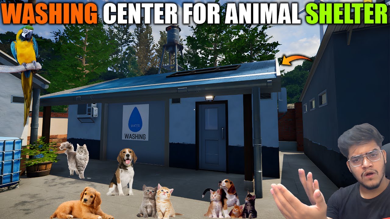 OPEN ANIMAL WASHING CENTERE - ADOPTION CENTRE- ANIMAL SHELTER SIMULATOR ...