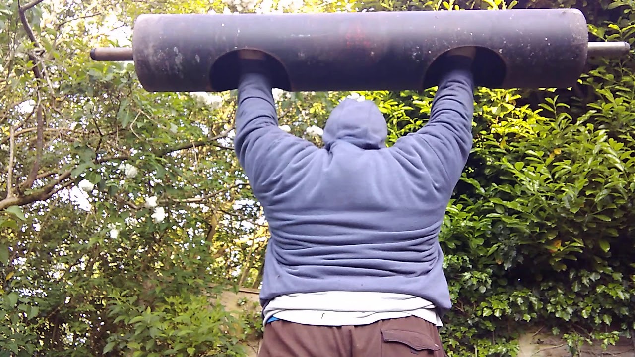 Log press 10reps x 130kg log set 3 - YouTube