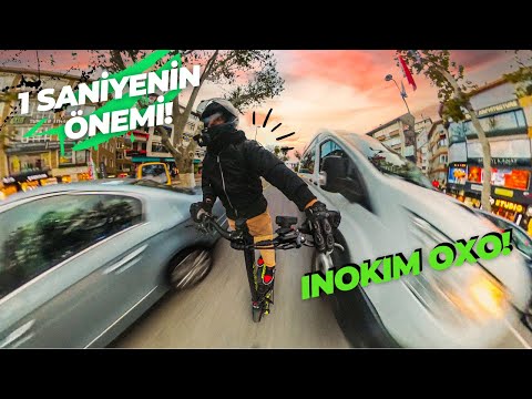 Elektrikli Scooterla Bağdat Caddesi'nde Sürücüleri Şaşırtmak! | Hızlı Ve Öfkeli INOKIM OXO