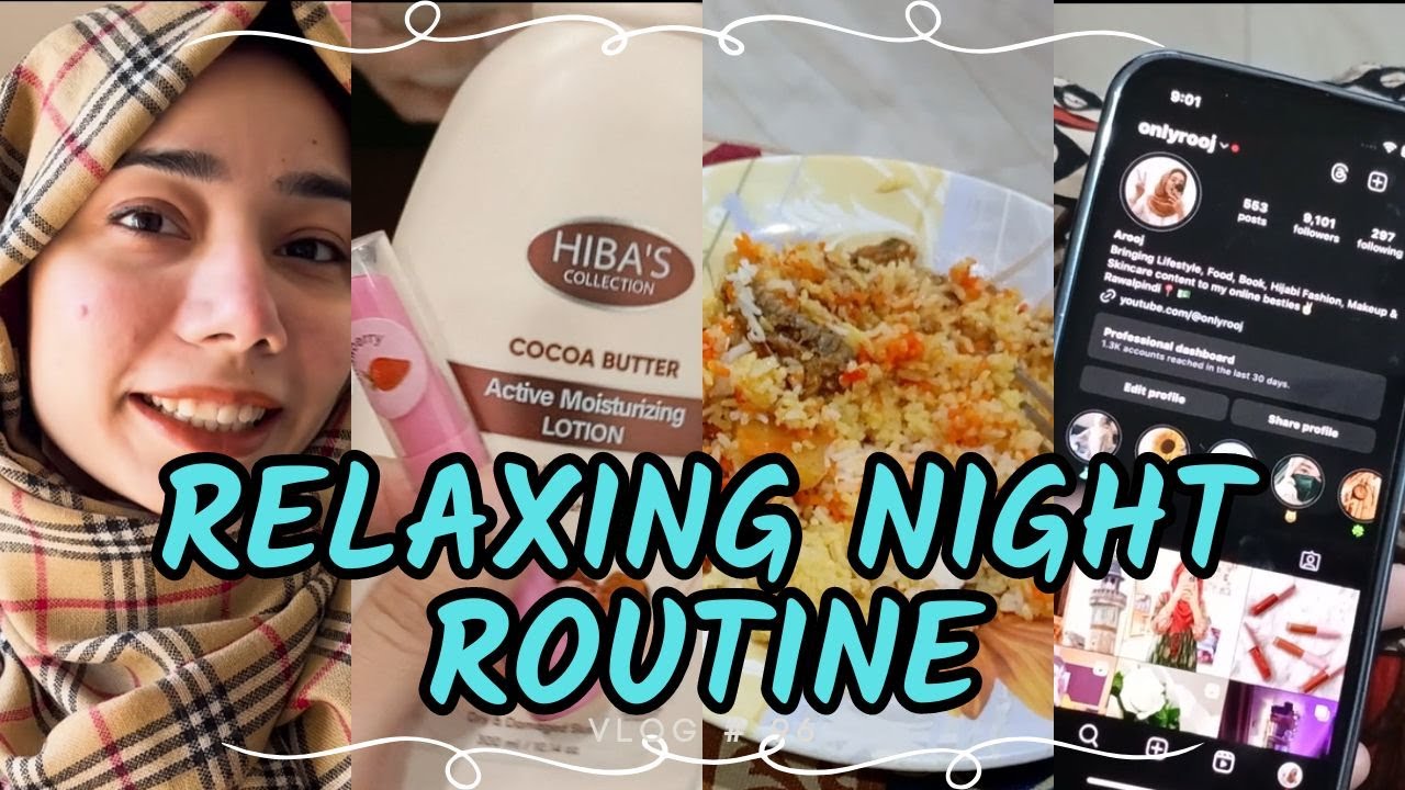 Relaxing Night Routine | Vlog 96 - YouTube