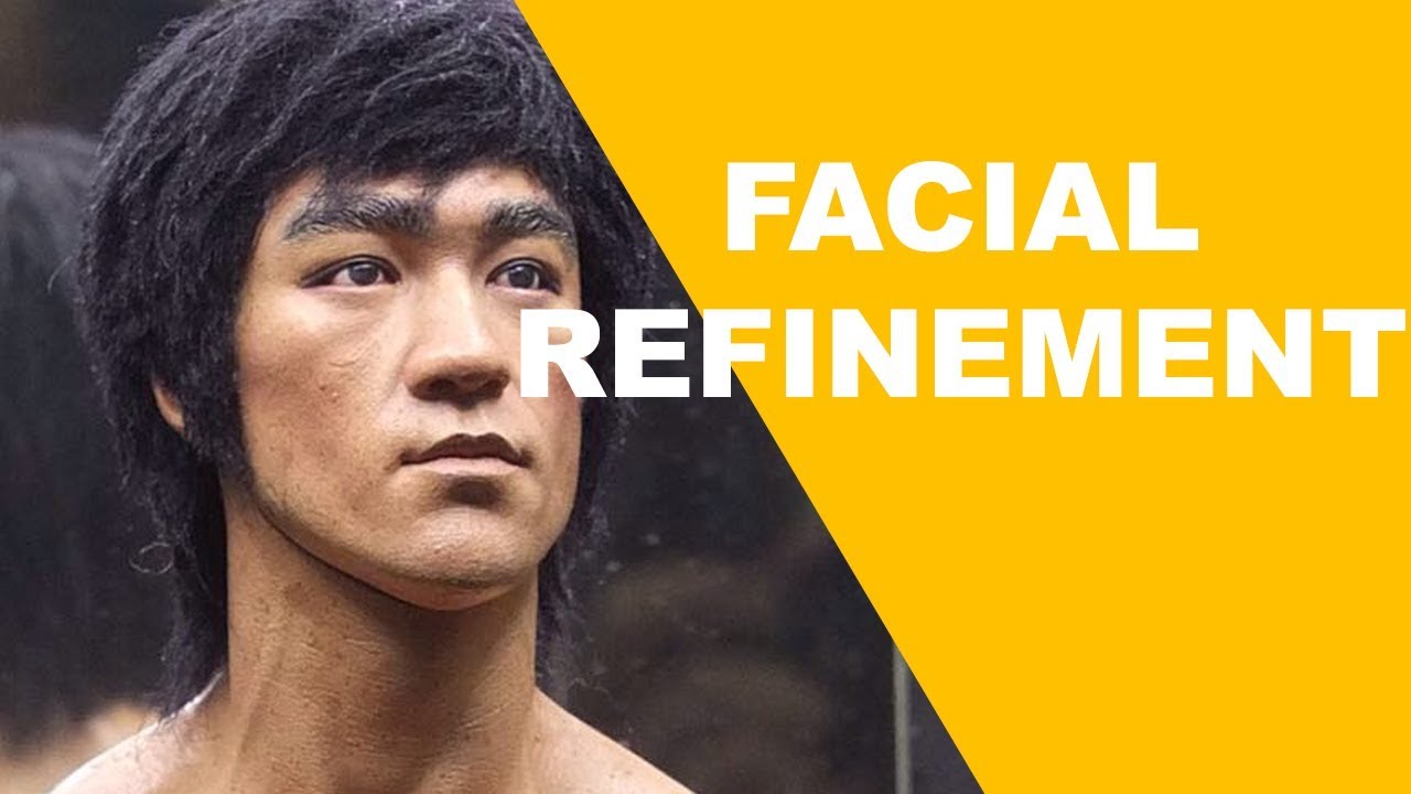 How to sculpt hyperrealistic Bruce Lee : Part 5 - Rough facial ...