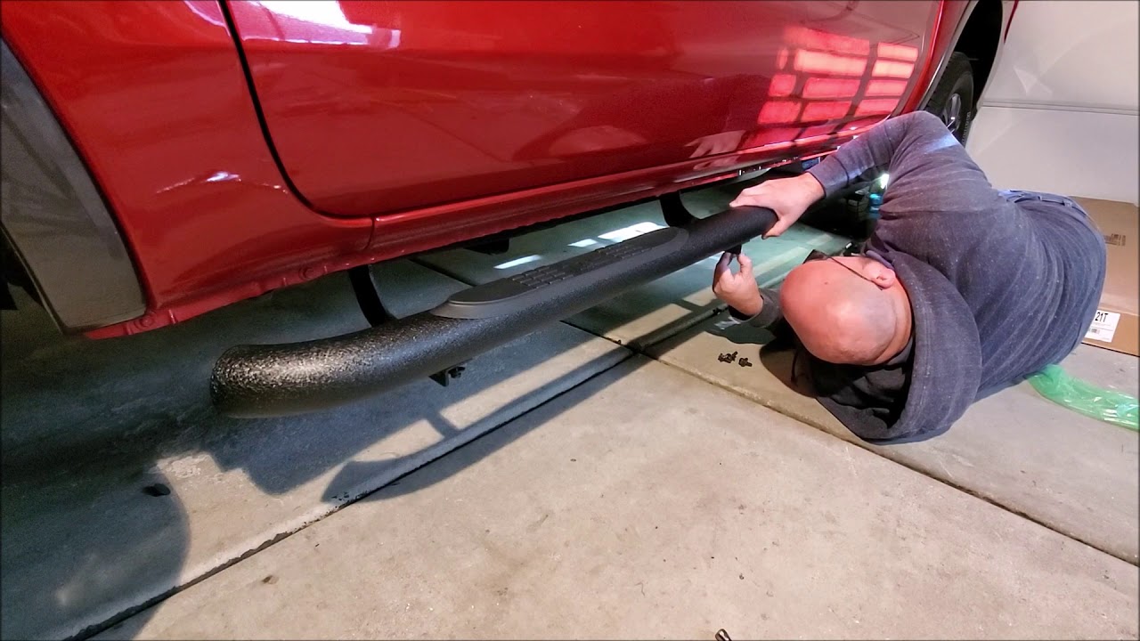2019 Ford Ranger Side Steps install - YouTube
