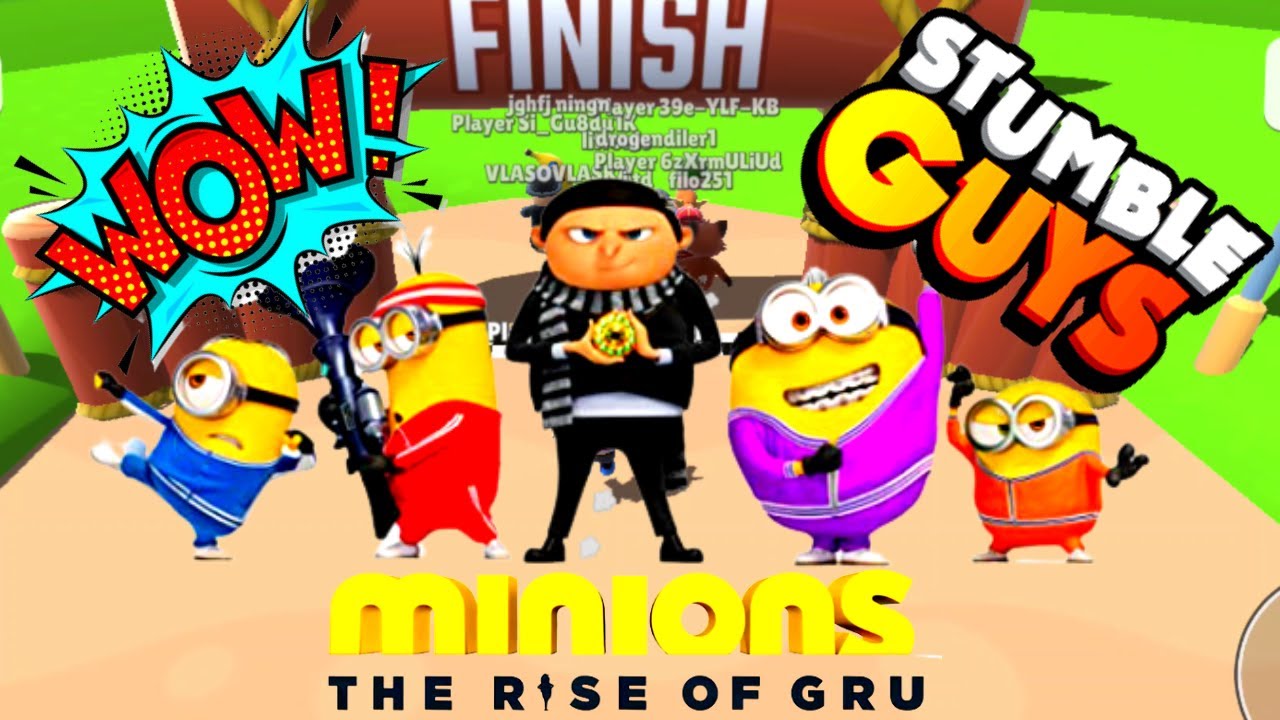 Gru helps the Guys Stumble. Funny Moments. Gameplay - YouTube