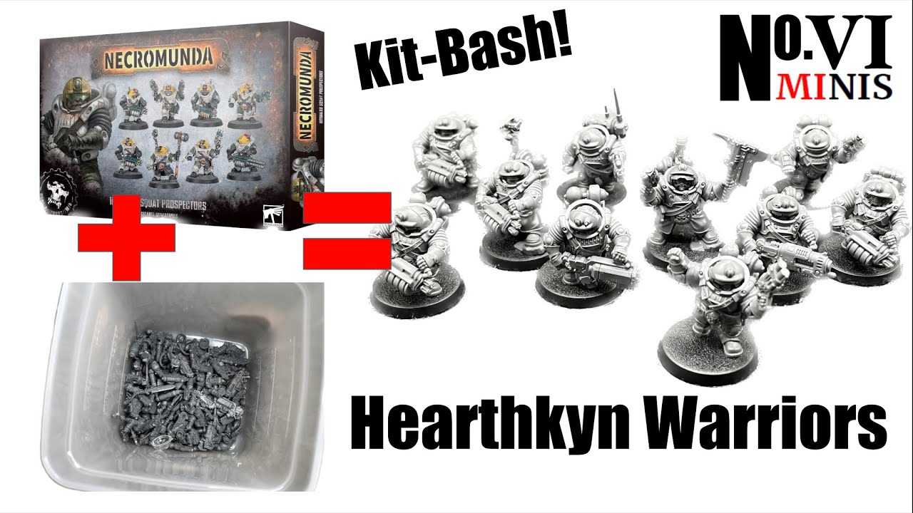 Kit-Bash! Necromunda Ironhead Squat Prospectors as Warhammer 40K ...