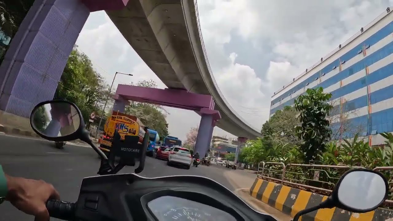 Bangalore drive | ITPL main Road | Traffic Jam satya sai baba Hospital ...