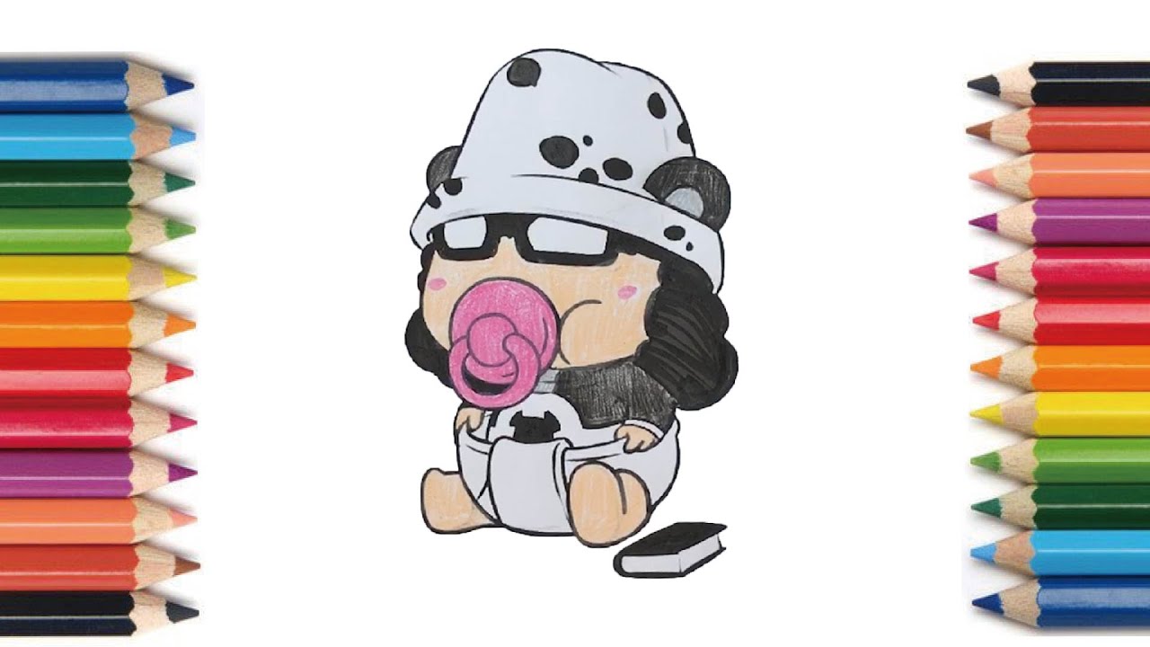 【Coloring】Baby ONE PIECE Bartholemew Kuma 【塗り絵】ワンピース バーソロミュー・くま 【涂色】海贼王 ...