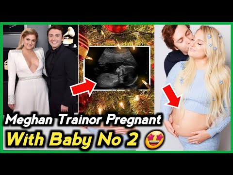 Congratulations 😍 Meghan Trainor Pregnant again with baby no 2 - YouTube