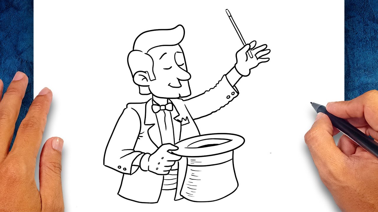 How to draw Magician - YouTube