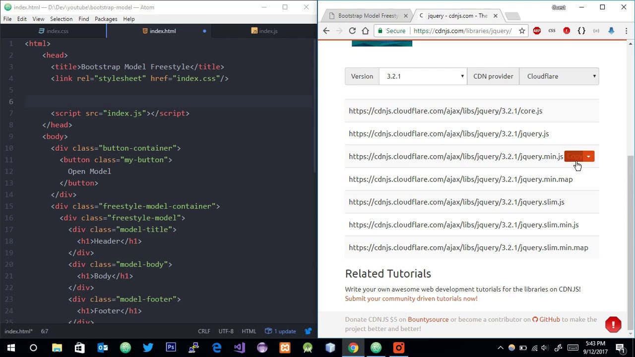 Bootstrap Model Freestyle - YouTube