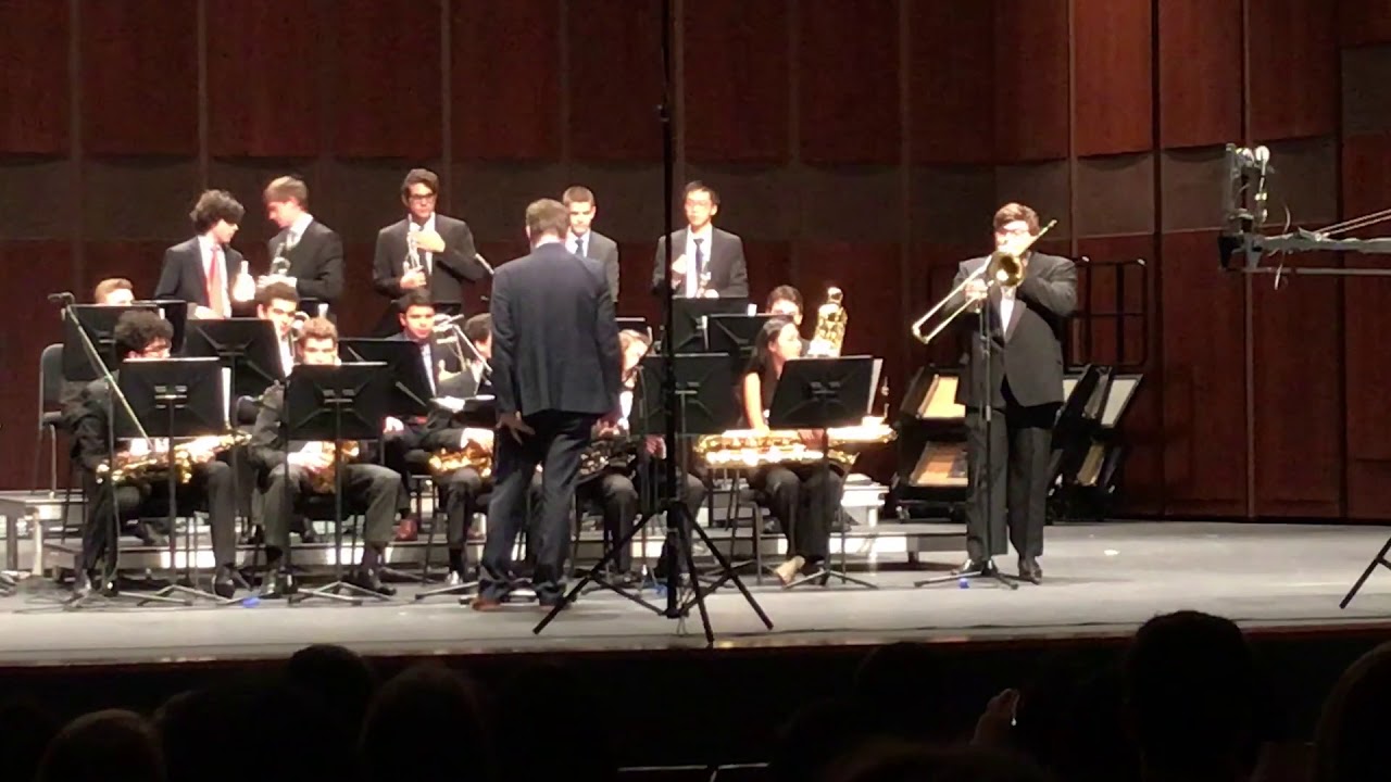 TPSMEA All-State Jazz band - Mike Hessel 2 - YouTube