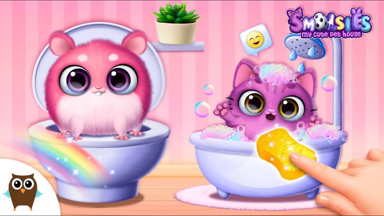 Smolsies 2! Opening pet, box, watch the video, pet care - YouTube