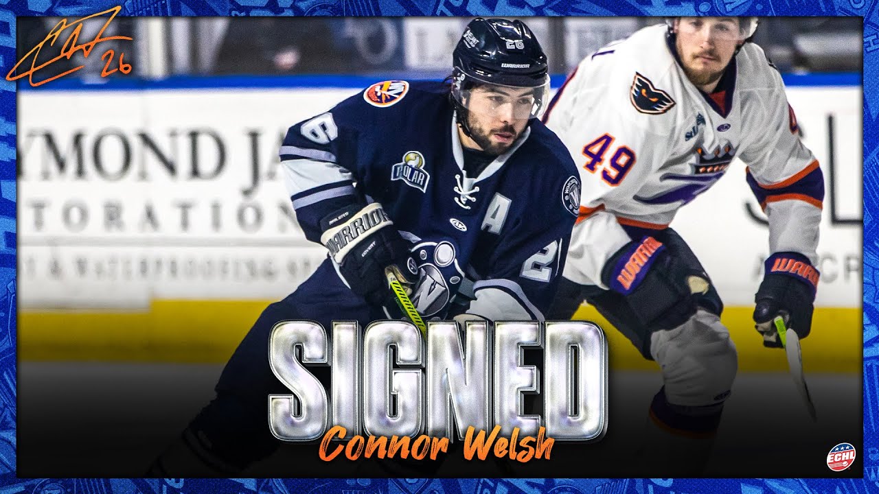 Our first Defenseman signing of the Season! Connor Welsh - 2024-25 ...