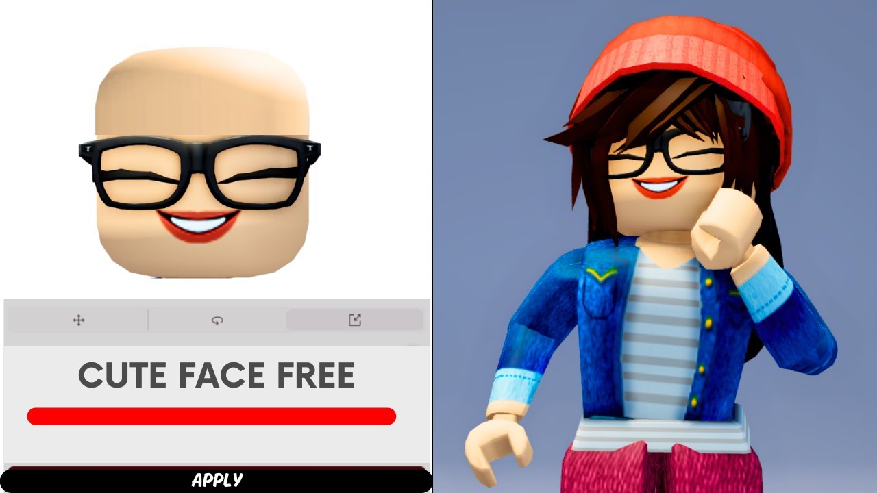 HOW TO GET A FREE NEW FACE ON ROBLOX! and it really works! - YouTube