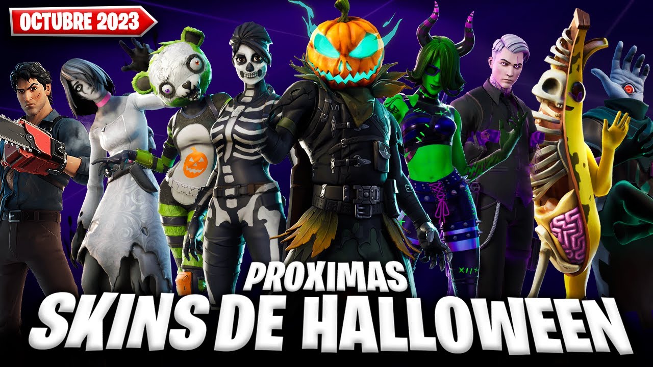 🎃TODAS las SKINS de HALLOWEEN que LLEGARÁN a FORTNITE 2023 (SKINS ...