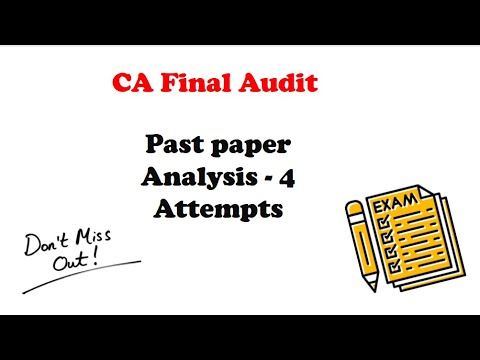CA Final Audit – Past Paper Detailed Analysis | Full Breakdown - YouTube
