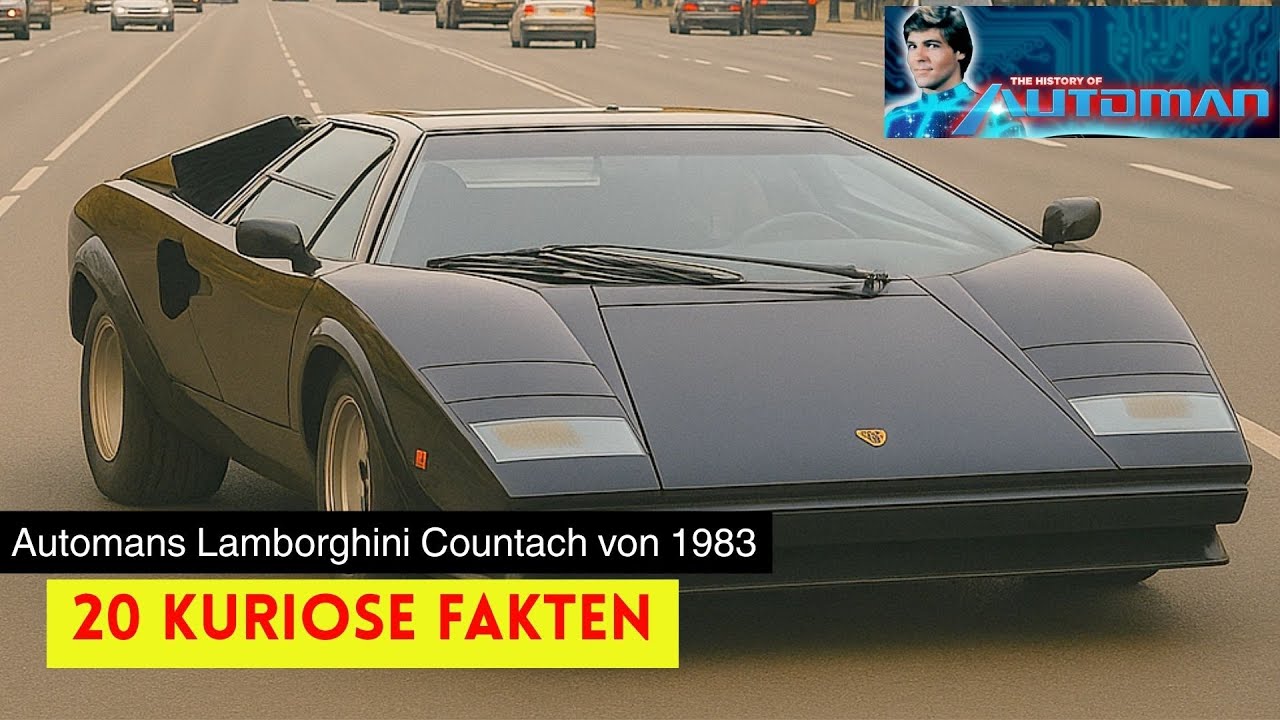 20 Seltsame Fakten über Automan’s 1983er AutoCar Lamborghini Countach ...