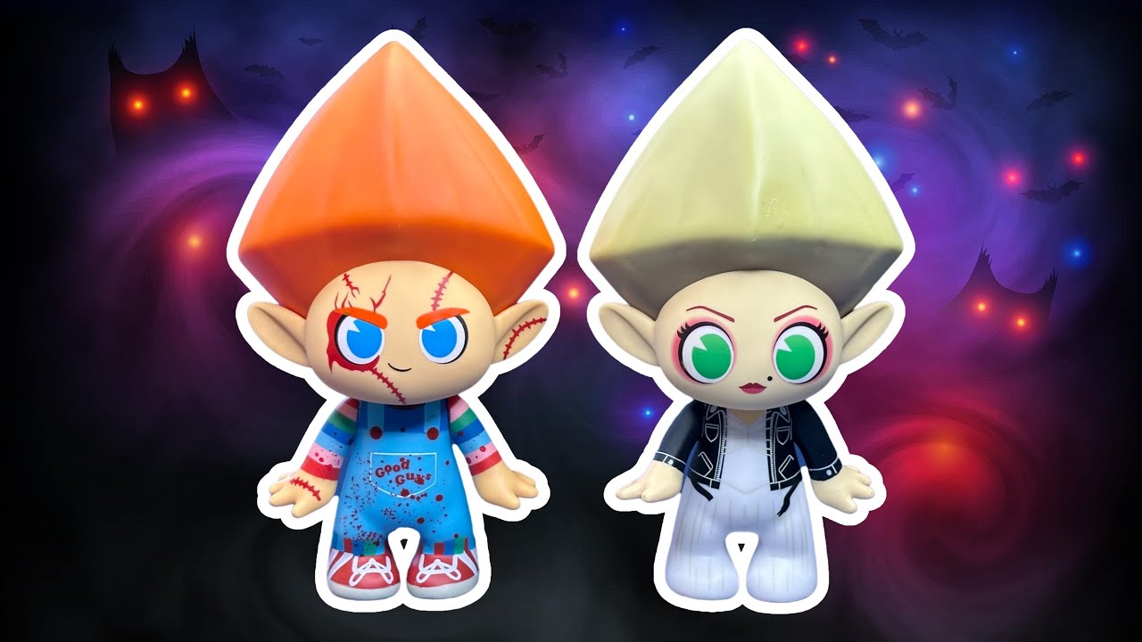 Bride of Chucky Troll Figures [Chucky, Tiffany] Unboxing - YouTube