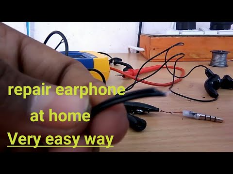 Earphone | earphone repair at home - YouTube