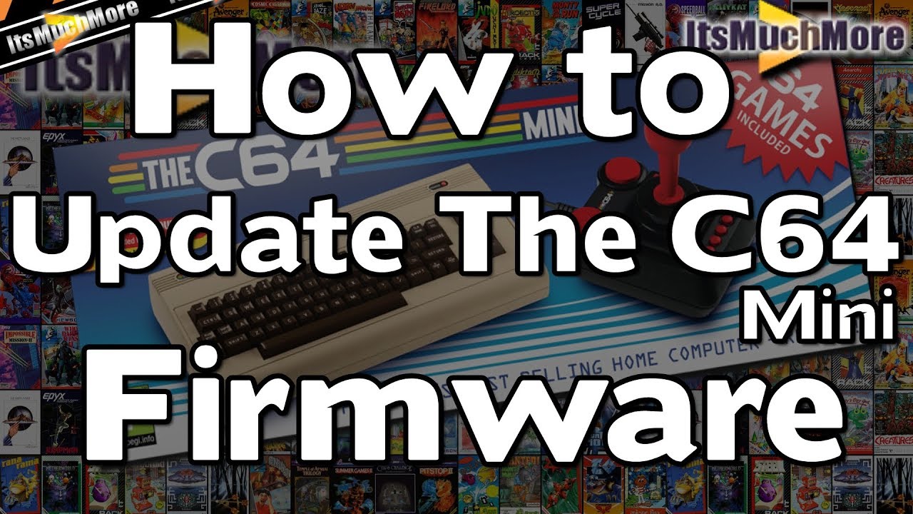 The C64 Mini - How to update Firmware | Easy Guide [Commodore 64] - YouTube