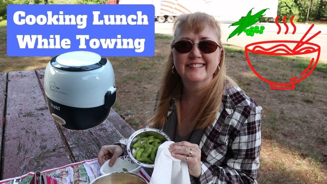 Cooking Lunch while Towing with our Itaki Electric Lunchbox | Starting ...