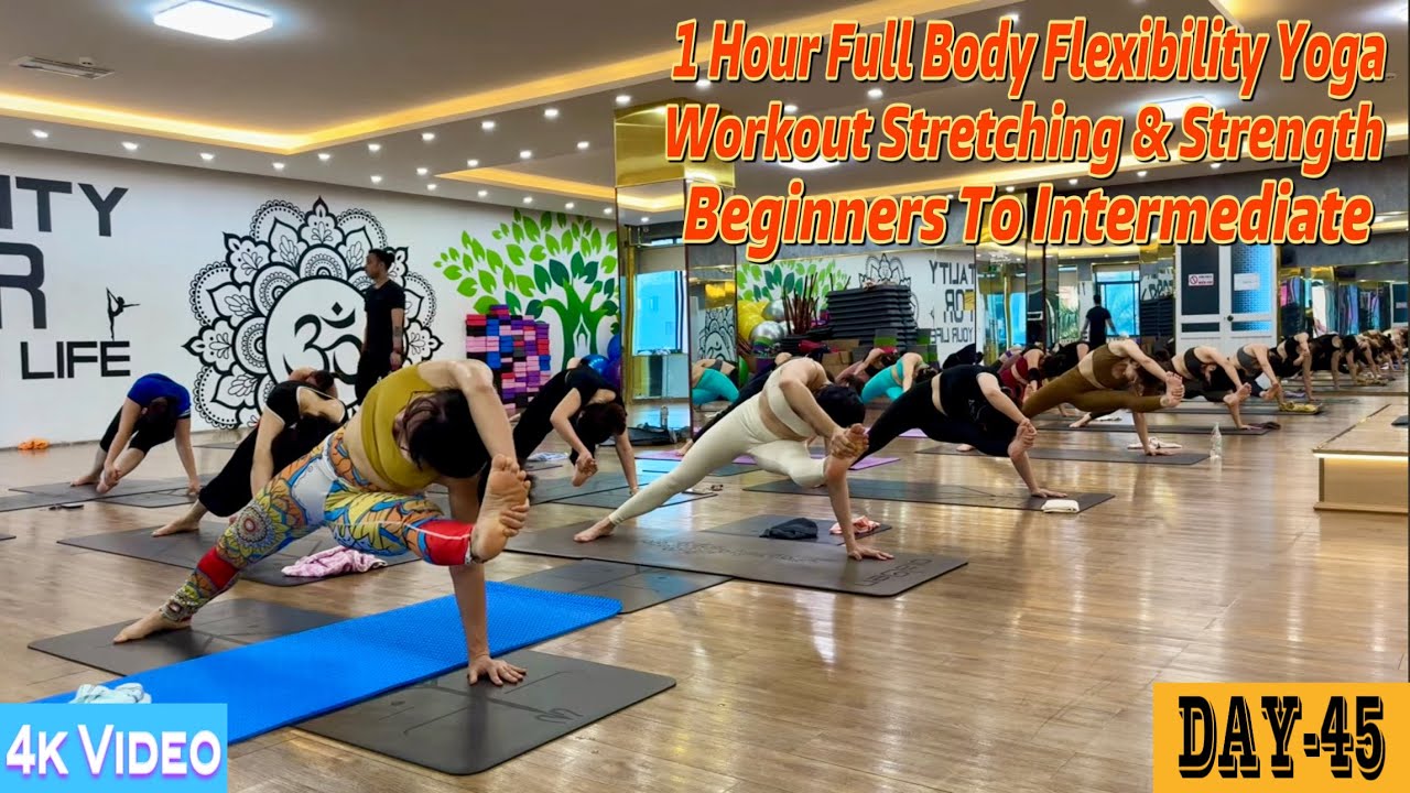 DAY-45 1 Hour Full Body Flexibility Yoga Workout Stretching & Strength | Master Ranjeet Singh ...