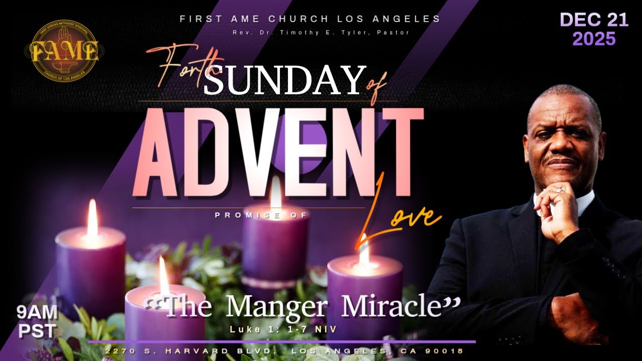 December 21, 2025 "The Manger Miracle" Luke 1:1-7 NIV Rev. Dr. Timothy ...