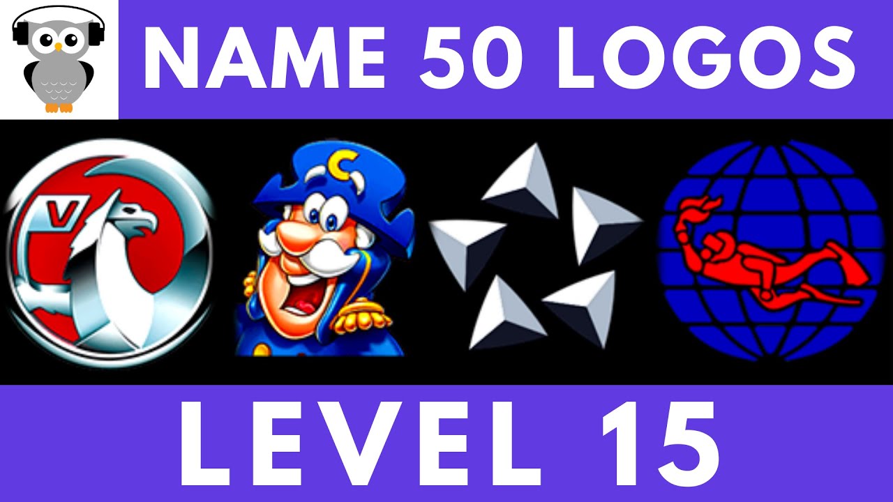 Guess The Logo Quiz - 50 Logos | Level 15 Hard | Logo Trivia - YouTube