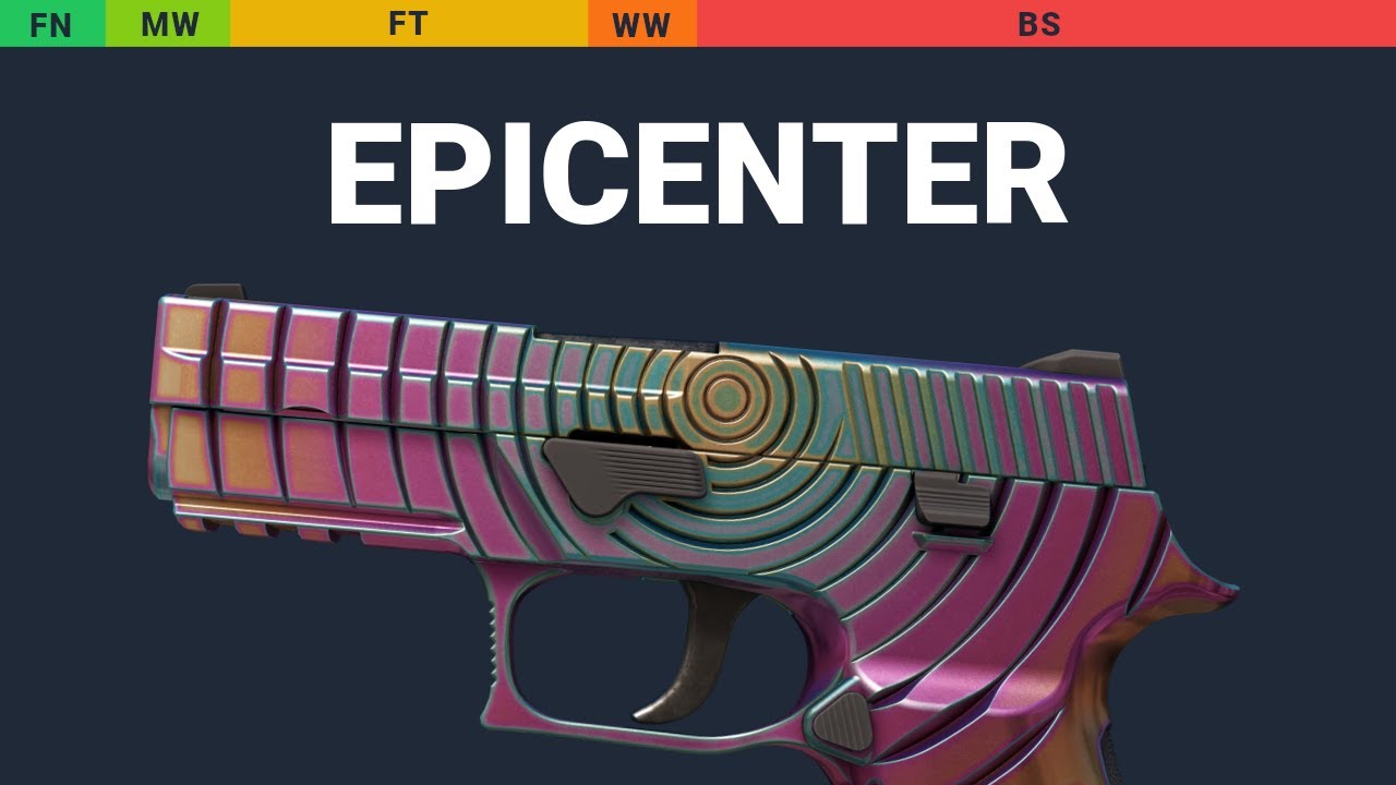 P250 Epicenter - Skin Float And Wear Preview - YouTube