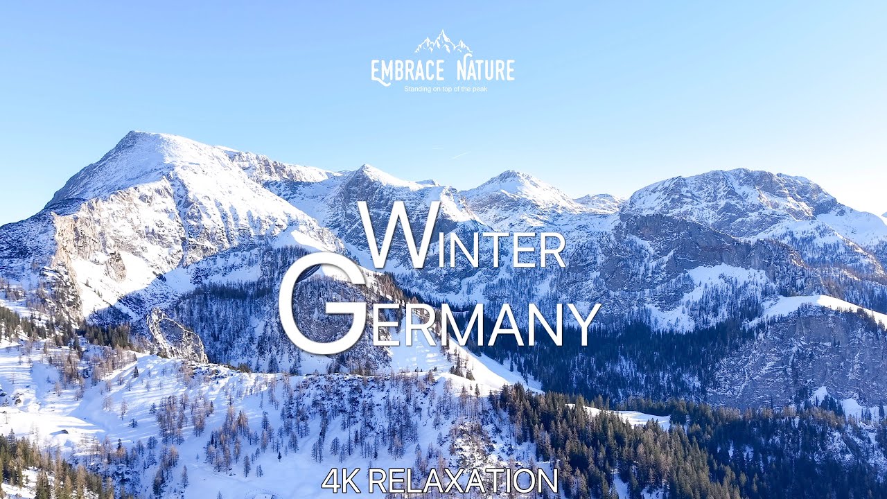 Winter Wonderland Germany 4K Scenic Relaxation Winter wonderland- DJI ...