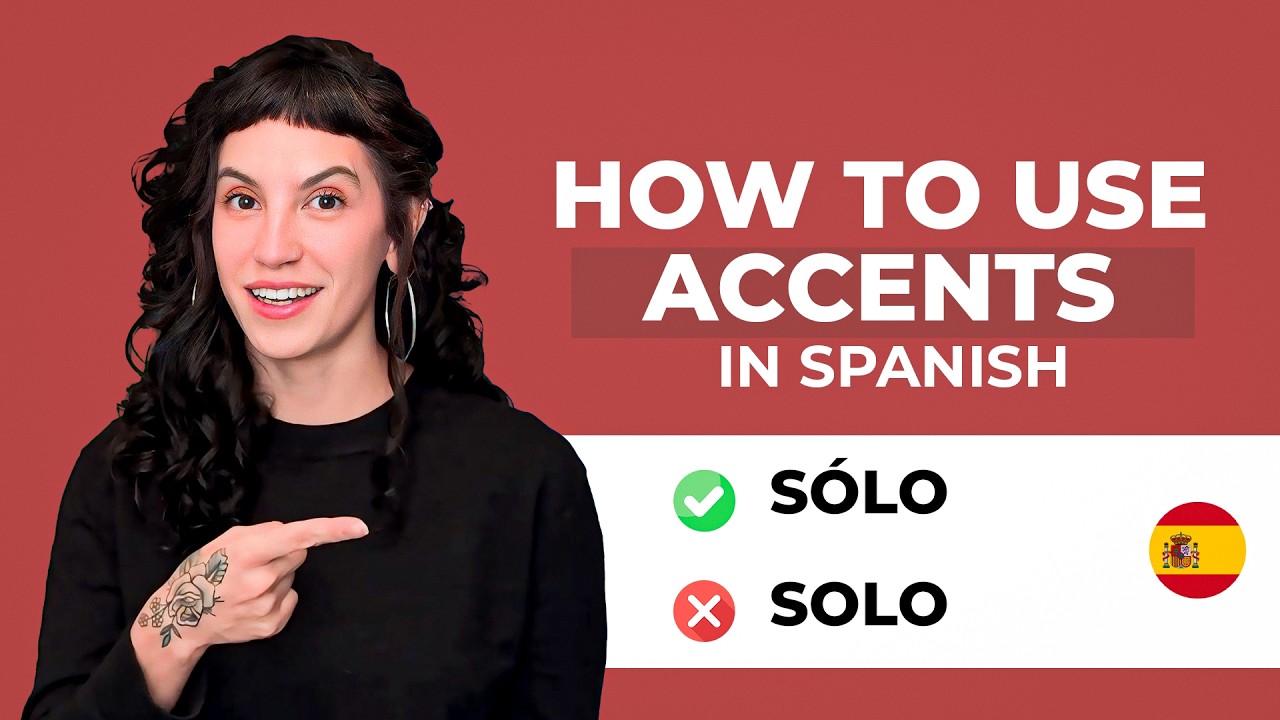 How To Use Spanish Accents | Spanish Lessons - YouTube