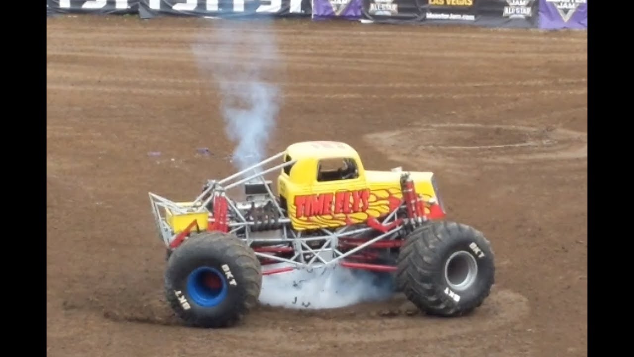 Time Flys Donut Comp. Blown Engine, 2018 Monster Jam - Salinas Rodeo ...